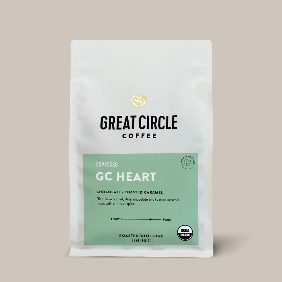 GC Heart Organic Espresso – Great Circle Coffee