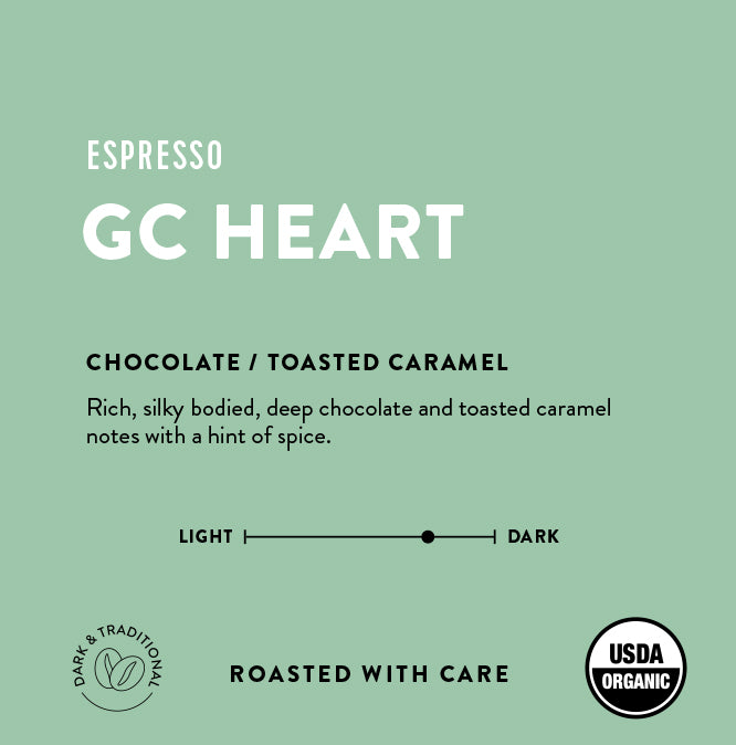 GC Heart Organic Espresso – Great Circle Coffee